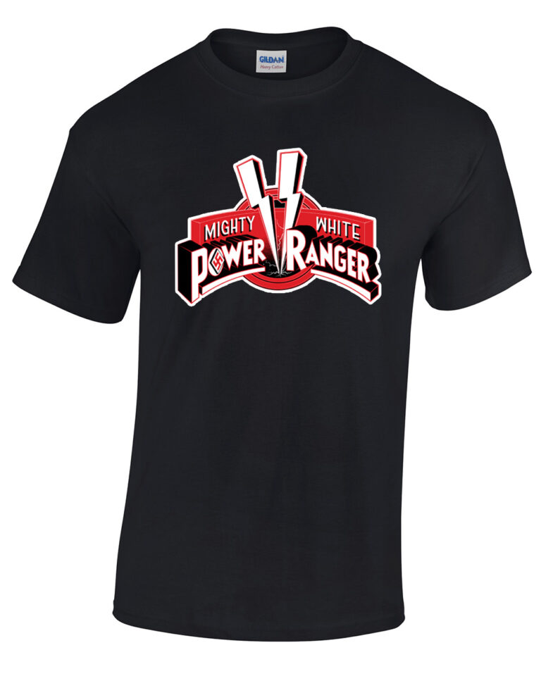 Mighty White Power Ranger w/ Swastika – goyimtv.shop