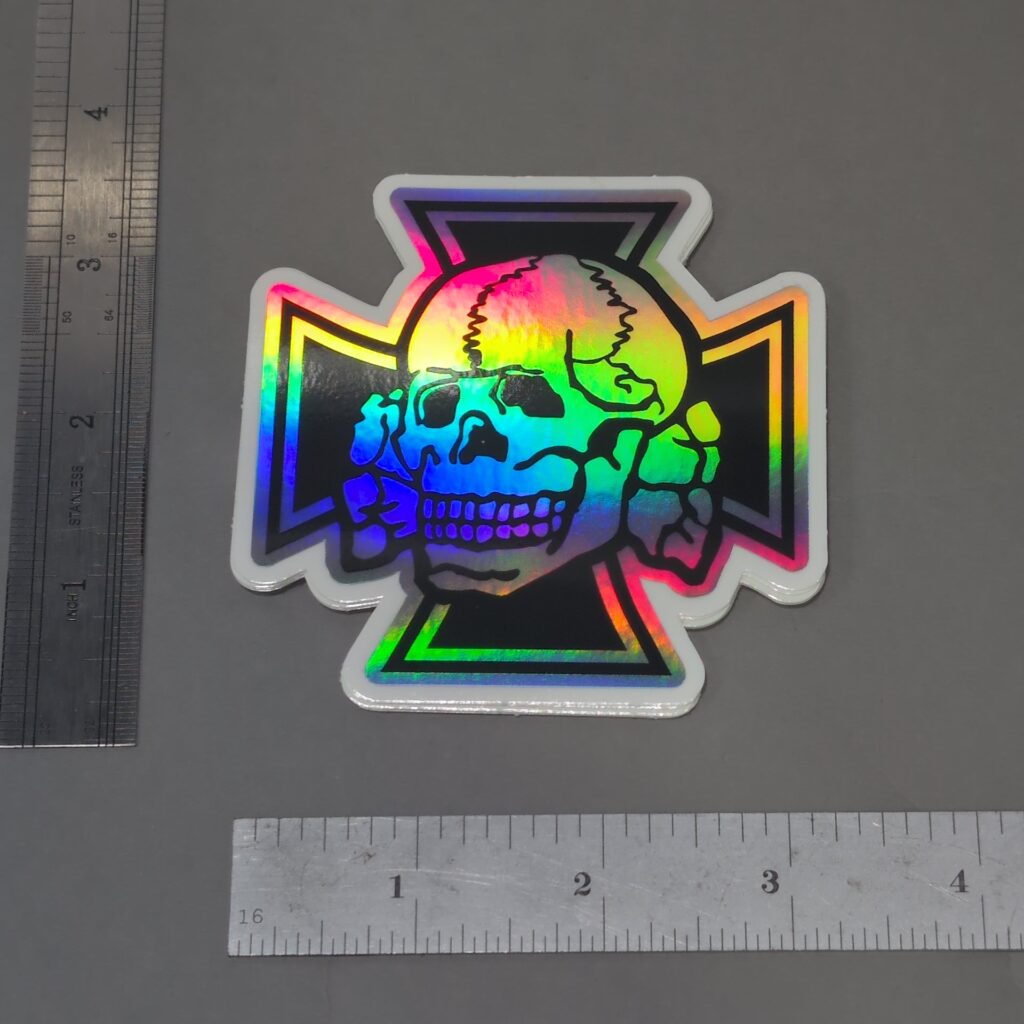 Iron Cross Totenkopf – Sticker – goyimtv.shop