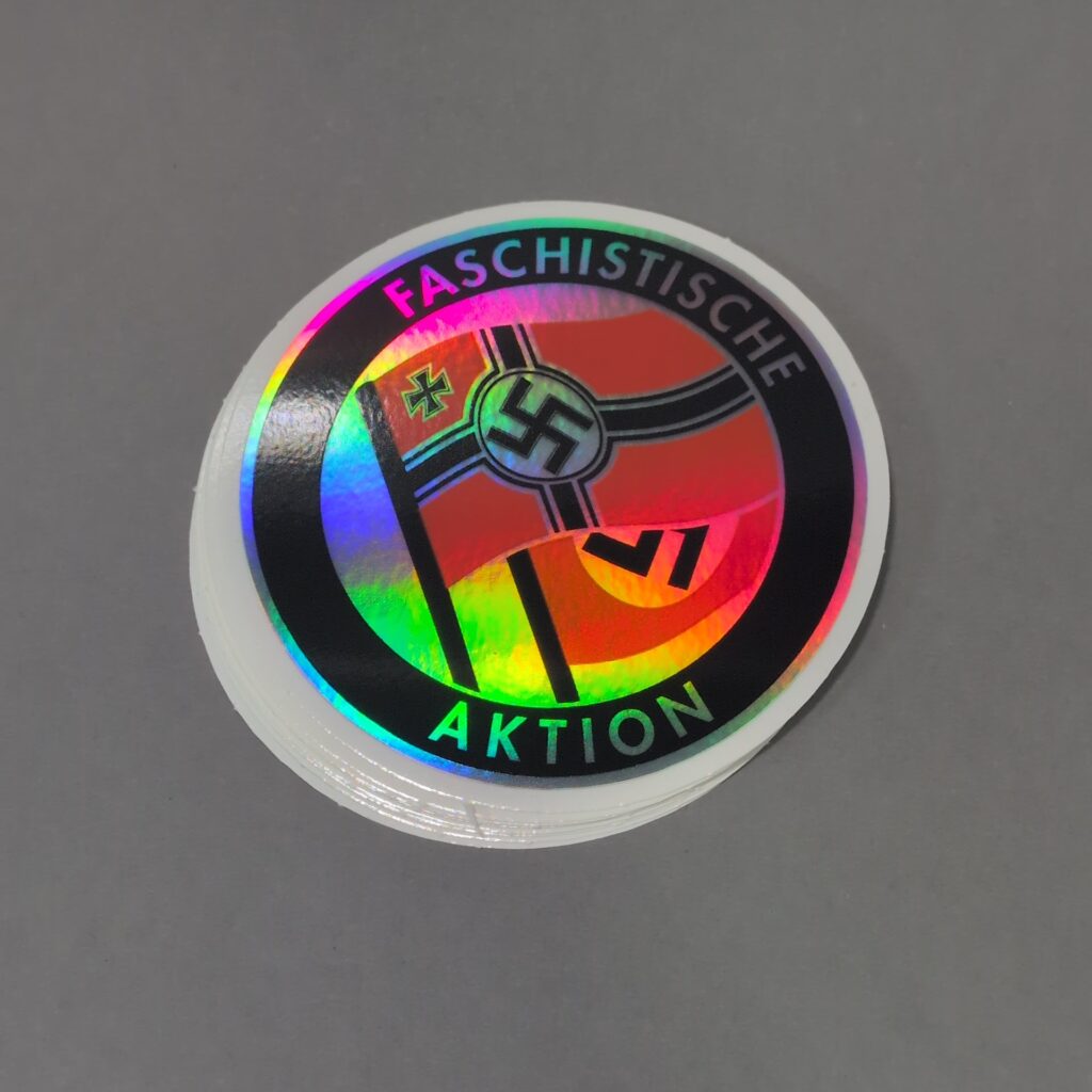 Fascist Action – Sticker – goyimtv.shop