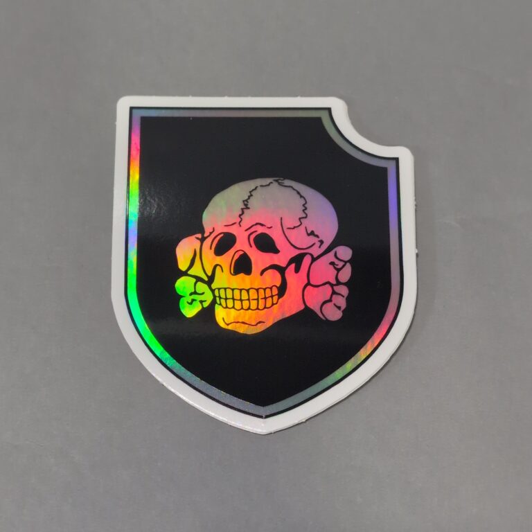 Totenkopf Insignia – Sticker – goyimtv.shop